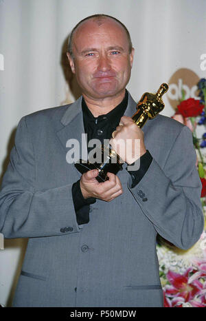 Phil Collins backstage at the TV show "Solid Gold". in 1983 Credit: Ron ...