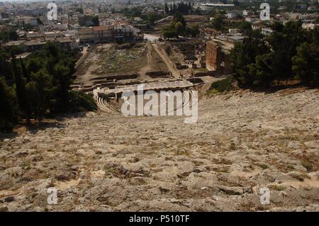 Greece. Argos. Greco-Roman Theatre. Ruins. Peloponnese Region Stock ...