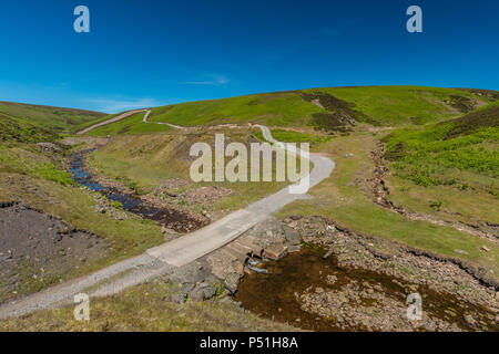 Remains of lead mining spoil heaps known locally as gruffy ground at ...