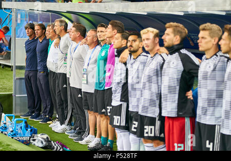 DFB team at anthem in the FIFA World Cup 2026 qualifier match ...