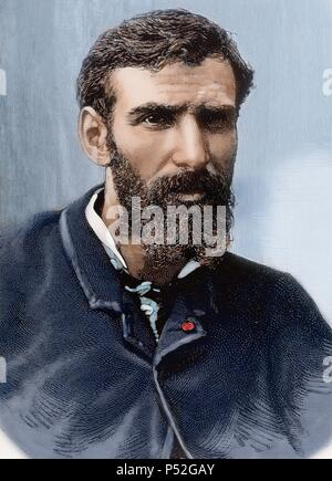 Brazza, Pierre-Paul Savorgnan de (1852-1905). French explorer and ...