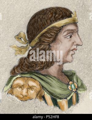 Liuva II (583-603). Visigothic King of Hispania, Septimania and Galicia ...