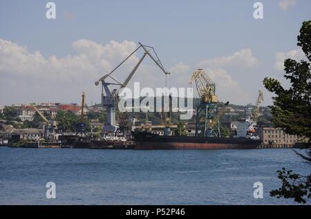 Docks of Sevastopol harbour, Crimea, Ukraine Stock Photo - Alamy