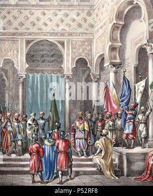 Abd ar-Rahman II (788-852). Umayyad Emir of Cordoba in the Al-Andalus ...