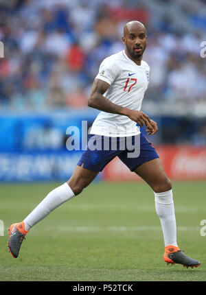 England's Fabian Delph during the FIFA World Cup Group G match at the ...