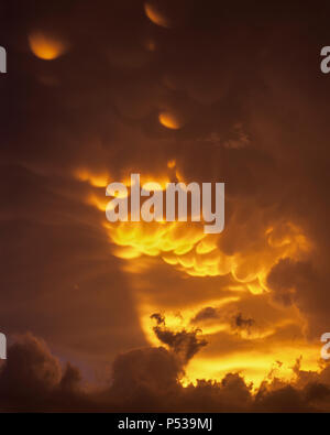 Mammatus clouds and supercell, Colorado, USA Stock Photo - Alamy