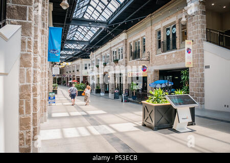 old quebec city mall guelph canada Stock Photo - Alamy