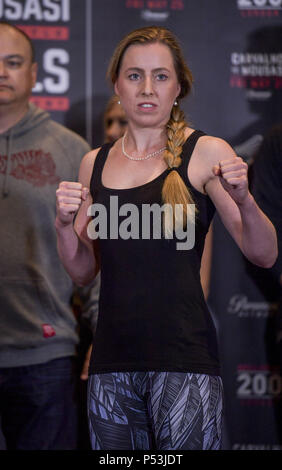 Bellator 200 MMA event weigh-in, London, United Kingdom Featuring: Kate ...