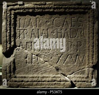 Stone inscription from the Roman period Stock Photo - Alamy