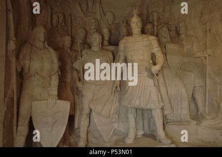 Portrait of George Kastrioti Skanderbeg, 1405 - 1468, an Albanian Stock ...