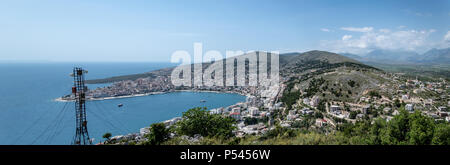 Sarande (Saranda), panoramic view, Albania Stock Photo - Alamy