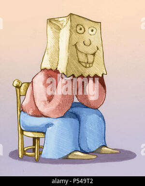 Sad man not smiling Stock Photo - Alamy