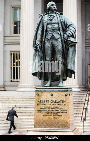Albert Gallatin Statue US Treasury Department Washington DC Longest ...
