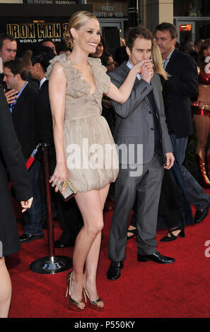 Sam Rockwell and his wife Leslie Bibb attending the Warner Bros ...