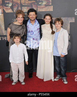 Sonny Serkis, Lorraine Ashbourne, Louis George Serkis, Andy Serkis and ...