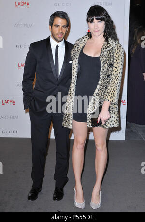 Eli Roth and Victoria Asher at the LACMA Inaugural Art and Film Gala ...