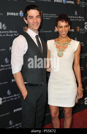 James Frain and wife Marta Cunningham Premiere Party for "The Cape ...