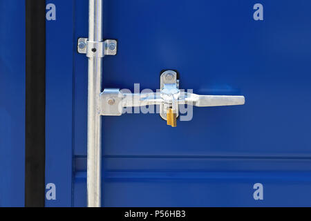 Closed Container Door Latch With Padlock Stock Photo - Alamy