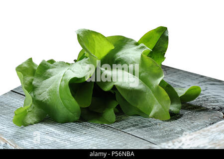 Washing Fresh Sorrel Leaves in Kitchen Sink Stock Photo - Alamy