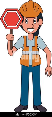 Traffic controller worker Stock Vector Image & Art - Alamy