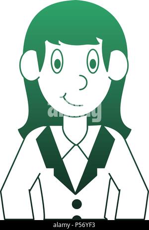 Business executive woman green lines Stock Vector Image & Art - Alamy
