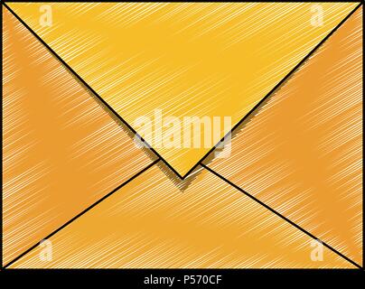 Envelope mail symbol scribble Stock Vector Image & Art - Alamy