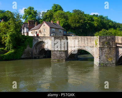Ludford Bridge and the River Teme in Ludlow, Shropshire Stock Photo - Alamy