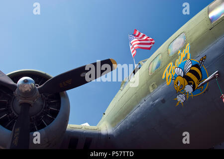 The Boeing B-17 "Boeing Bee" World War Two bomber with a British ...