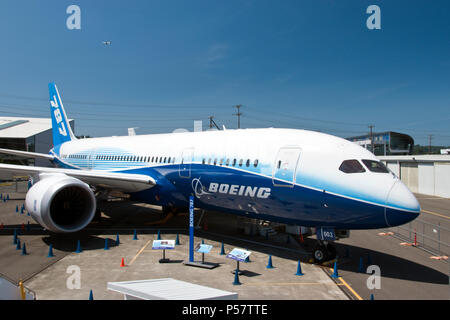 A Boeing 787 Dreamliner, the third built and used for flight testing ...