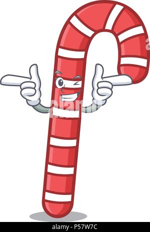 Wink peppermint candy character cartoon Stock Vector Image & Art - Alamy