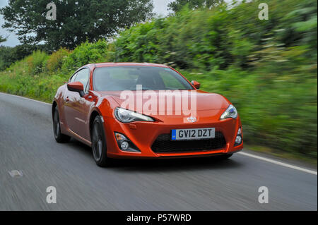 2012 Toyota GT86 rear wheel drive sports car Stock Photo - Alamy