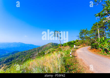 at Doi Pha Mee view point you can see Doi Nangnon in Maesai Chiang Rai ...