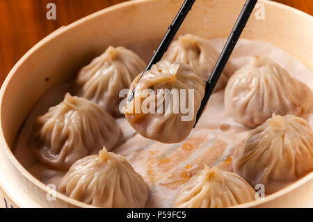 Crab Roe and beef buns Stock Photo - Alamy