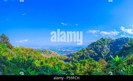 at Doi Pha Mee view point you can see Doi Nangnon in Maesai Chiang Rai ...