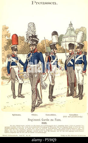 The 1812 Regiment Garde zu Fuß was a military unit in the Napoleonic Wars, part of Napoleon's ...
