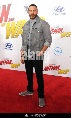 Ian Verdun at the world premiere of "Ant-Man and The Wasp" held at the ...