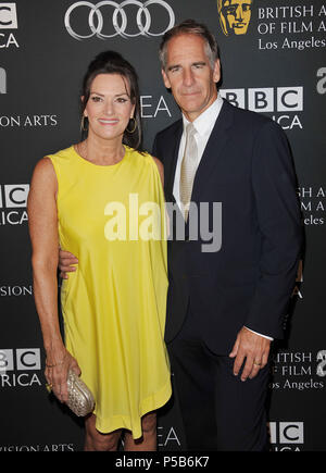 Chelsea Field and husband Scott Bakula attend the 71st Annual Tony ...