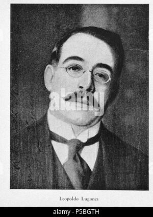 LUGONES , LEOPOLDO. ESCRITOR ARGENTINO. 1874-1938. DIBUJO DE DANIEL ...