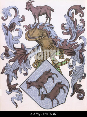 N/A. : English: Coat of arms of the family Brun de Saint-Hippolyte ...