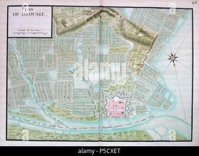 17th century Map of France Stock Photo - Alamy