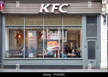 KFC fast food restaurant, London, England, UK Stock Photo - Alamy