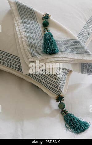 Folded cotton and linen textiles, close-up Stock Photo - Alamy