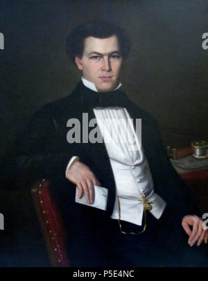 Portrait of George Matthews Marshall by Louis Joseph Bahin Stock Photo ...