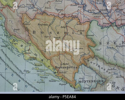 Austro-Hungarian railway map Stock Photo - Alamy