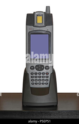 Handheld Portable Biometric Scanner For Fingerprints Security Stock ...