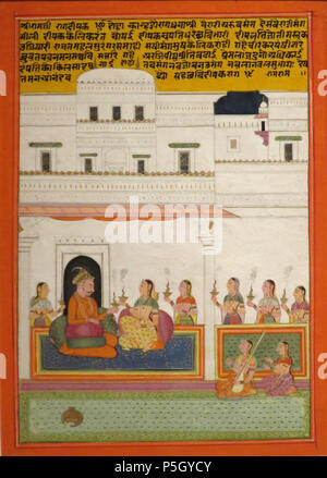 'Dipak Raga' by Chetan Das, 1746, Honolulu Museum of Art 10736.1 Stock ...