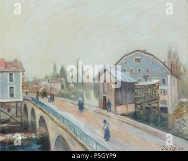 . English: ALFRED SISLEY (Paris, 1839 - Moret-sur-Loing, 1899) French ...