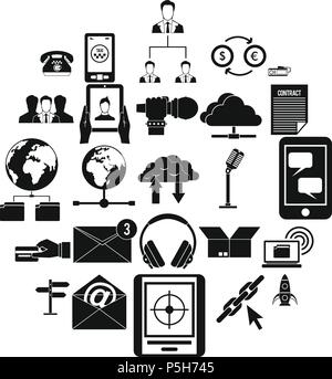 Remark icons set, simple style Stock Vector Image & Art - Alamy