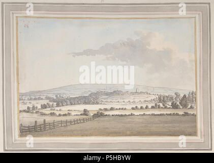 A Distant View Toward Bramber Castle by Samuel Hieronymus Grimm 1788 ...