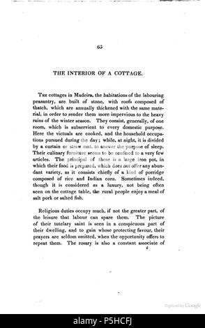 A History of Madeira, 1821, P 65 Stock Photo - Alamy